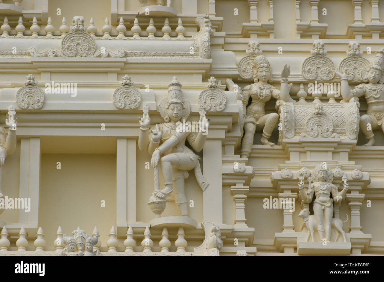 Exterior and interior of the Sri Murugan Temple, Manor Park London ...