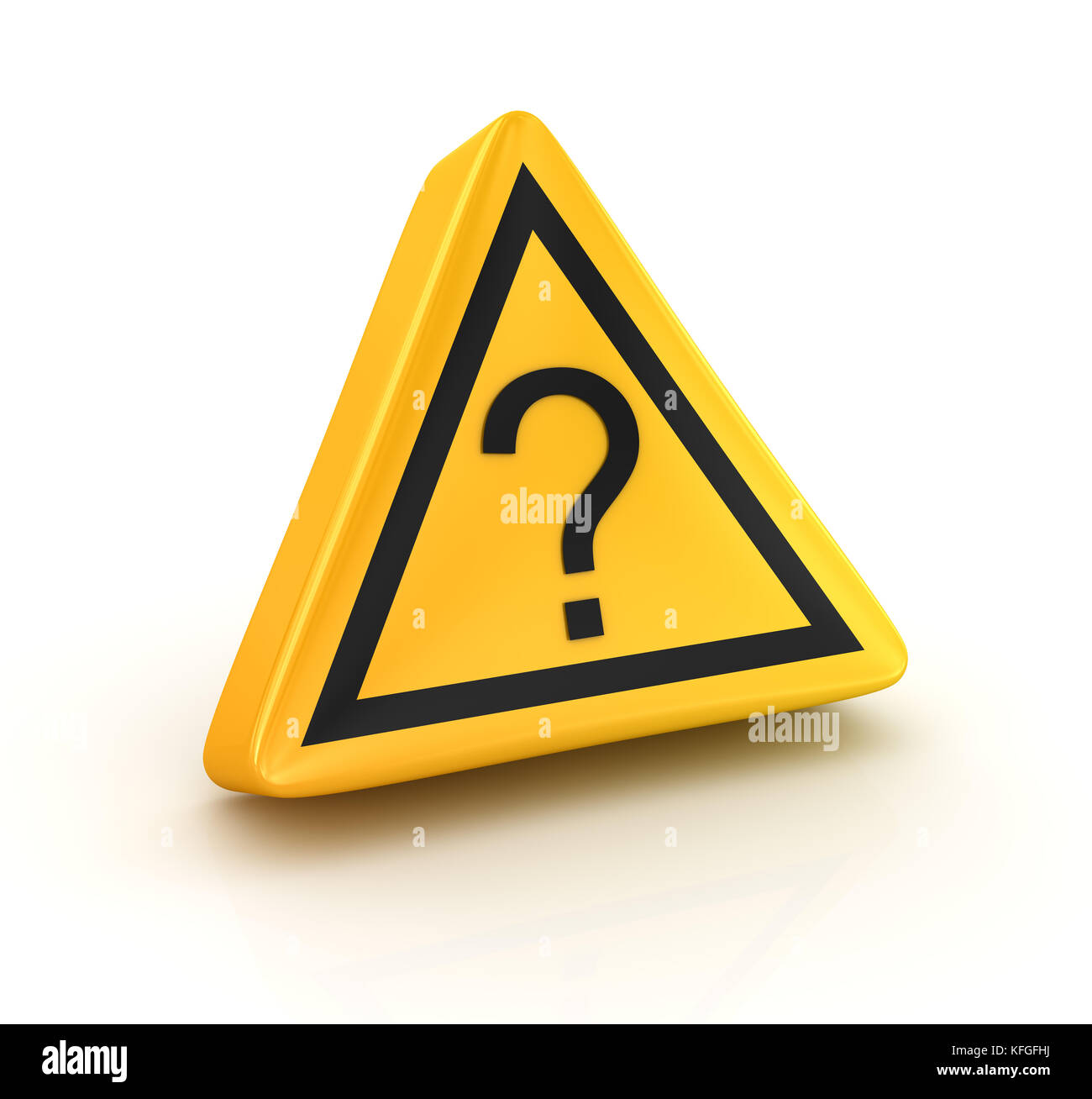 Question mark road sign Cut Out Stock Images & Pictures - Alamy