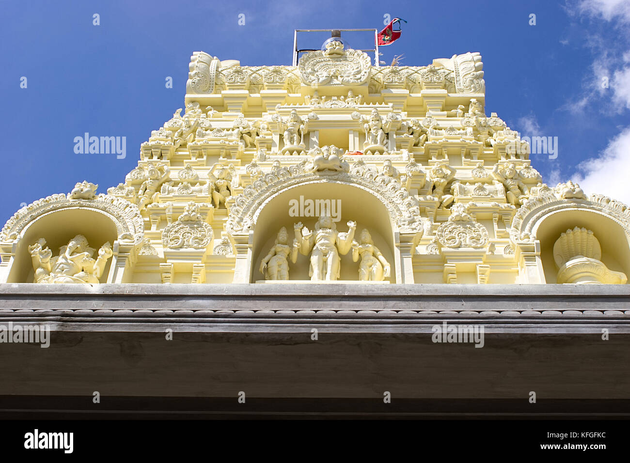 Exterior and interior of the Sri Murugan Temple, Manor Park London ...