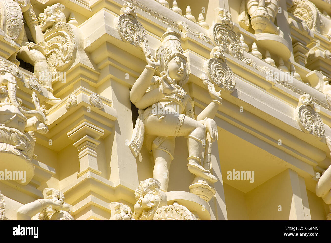 Exterior and interior of the Sri Murugan Temple, Manor Park London ...