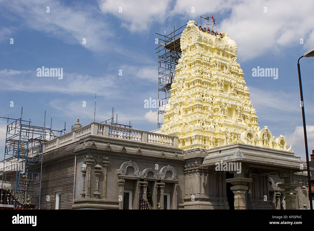 Exterior and interior of the Sri Murugan Temple, Manor Park London ...