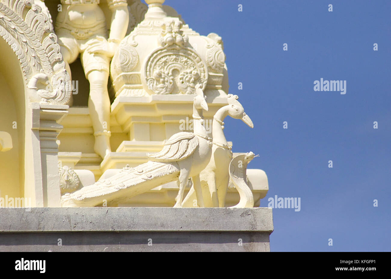 Exterior and interior of the Sri Murugan Temple, Manor Park London ...