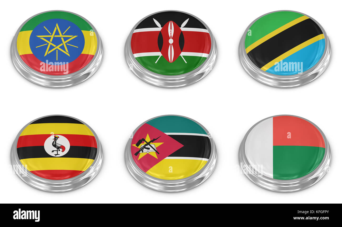 Nation flag icon set , computer generated image. 3d render Stock Photo ...