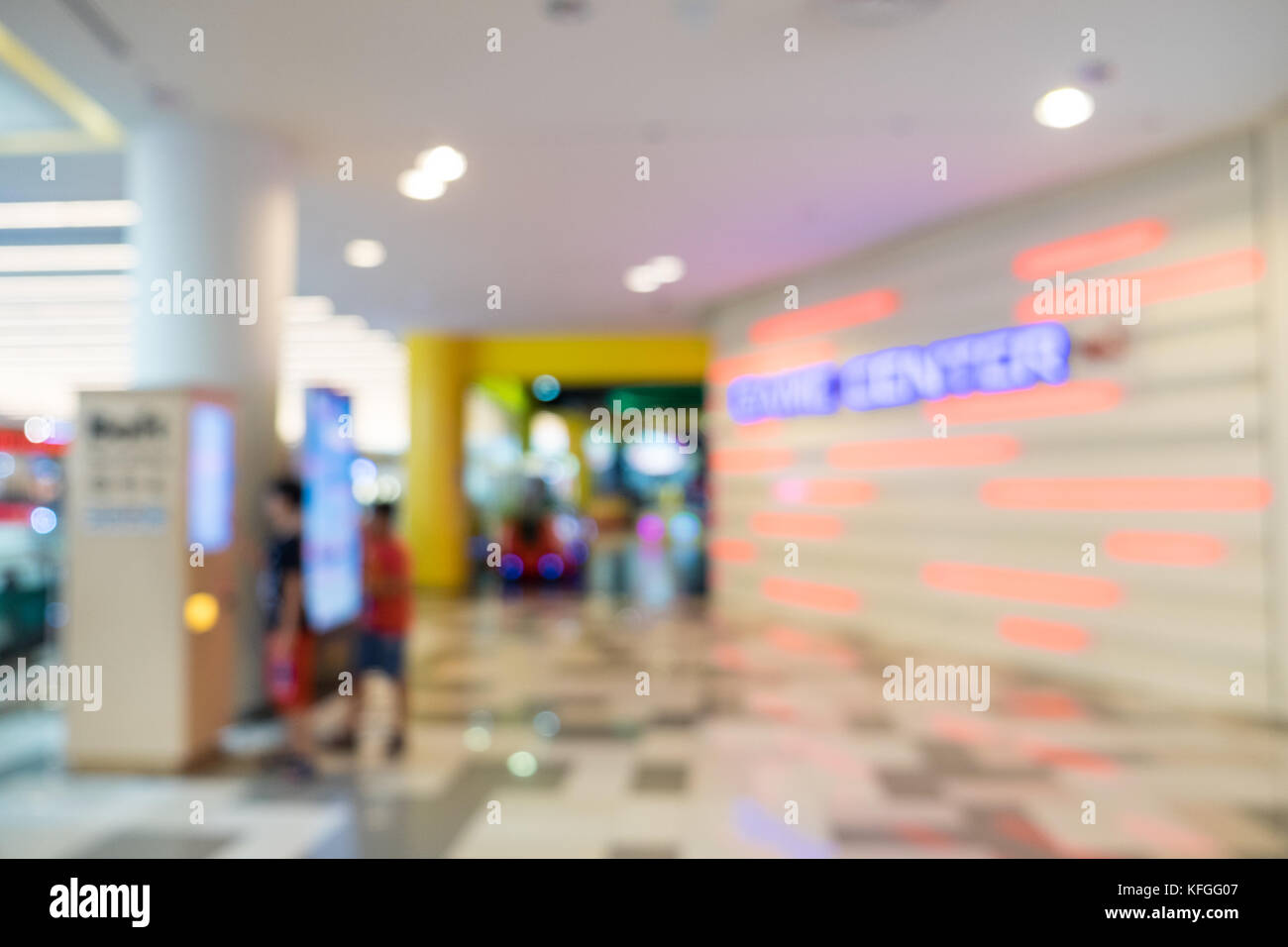 Blur scene inside the shopping malls Stock Photo - Alamy