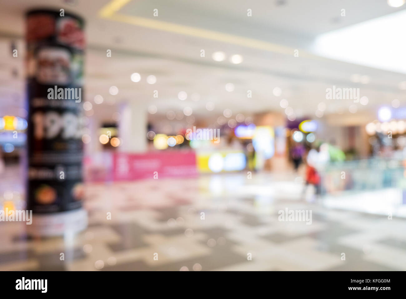 Blur scene inside the shopping malls Stock Photo - Alamy