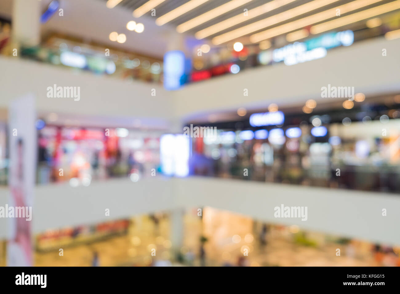 Blur scene inside the shopping malls Stock Photo - Alamy