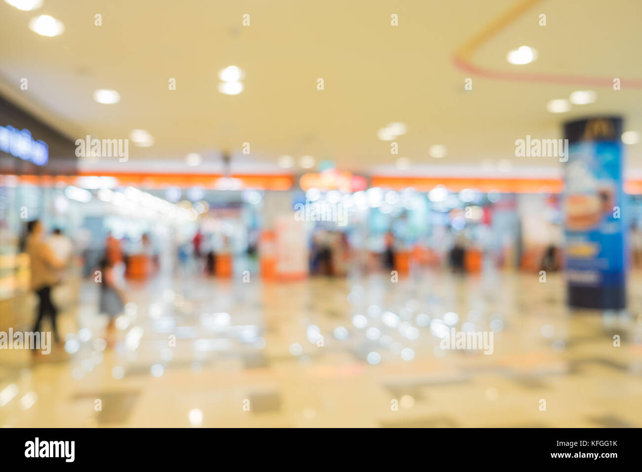 Blur scene inside the shopping malls Stock Photo - Alamy