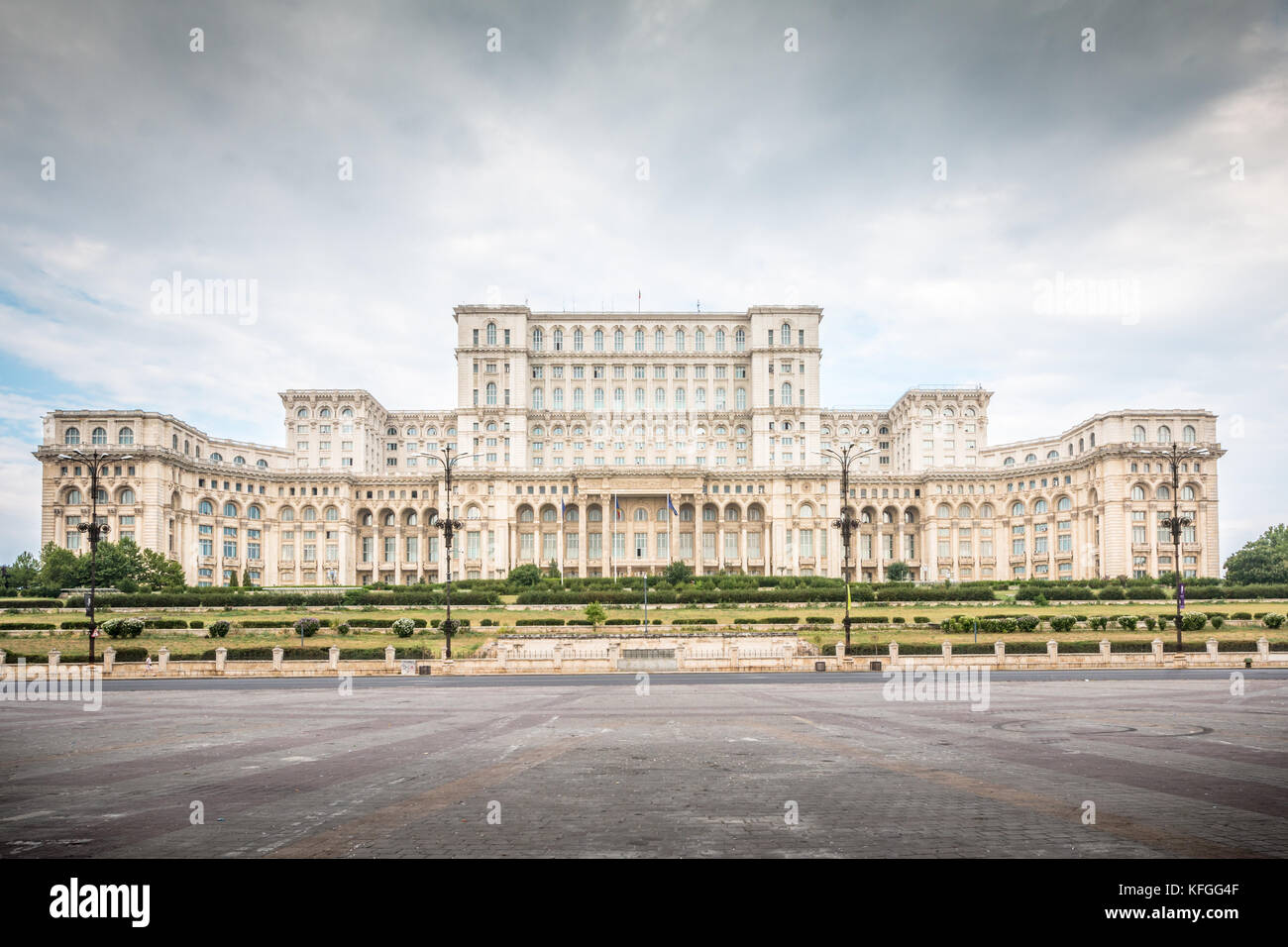 The palace of Parliament in Bucharest Romania Stock Photo - Alamy
