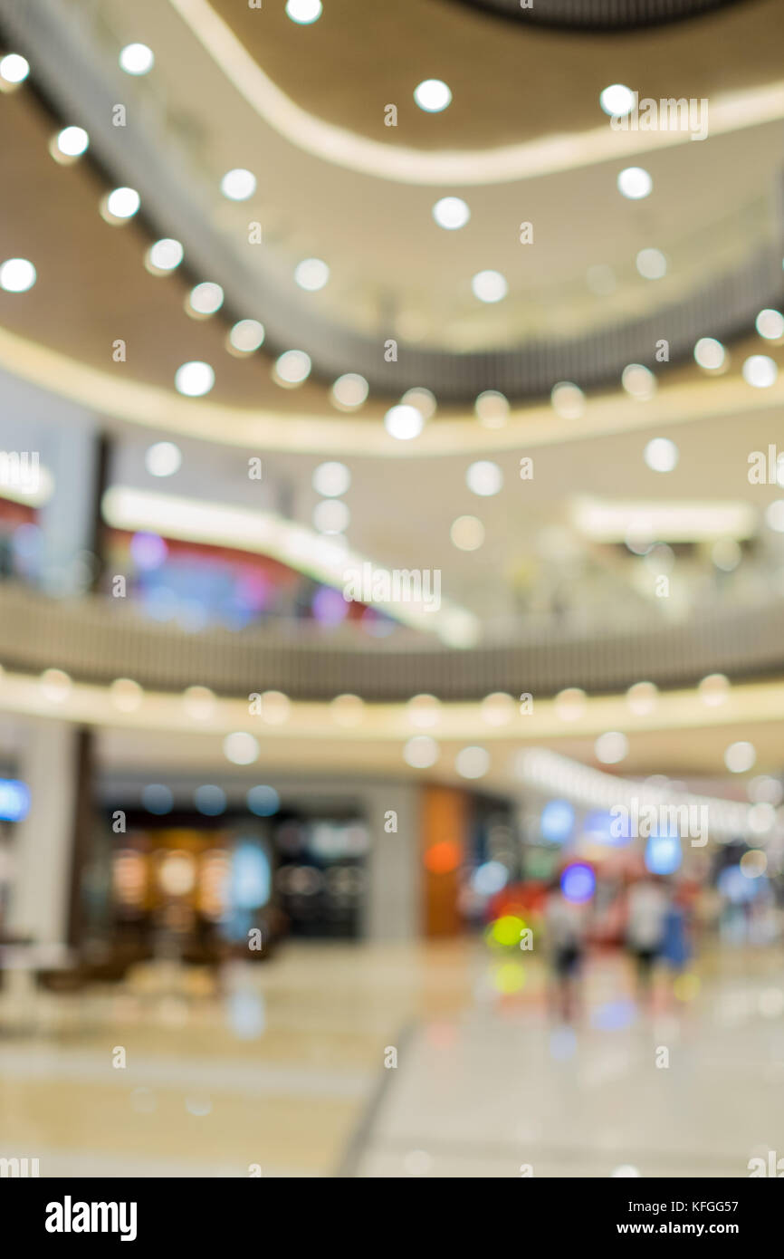 Blur scene inside the shopping malls Stock Photo - Alamy