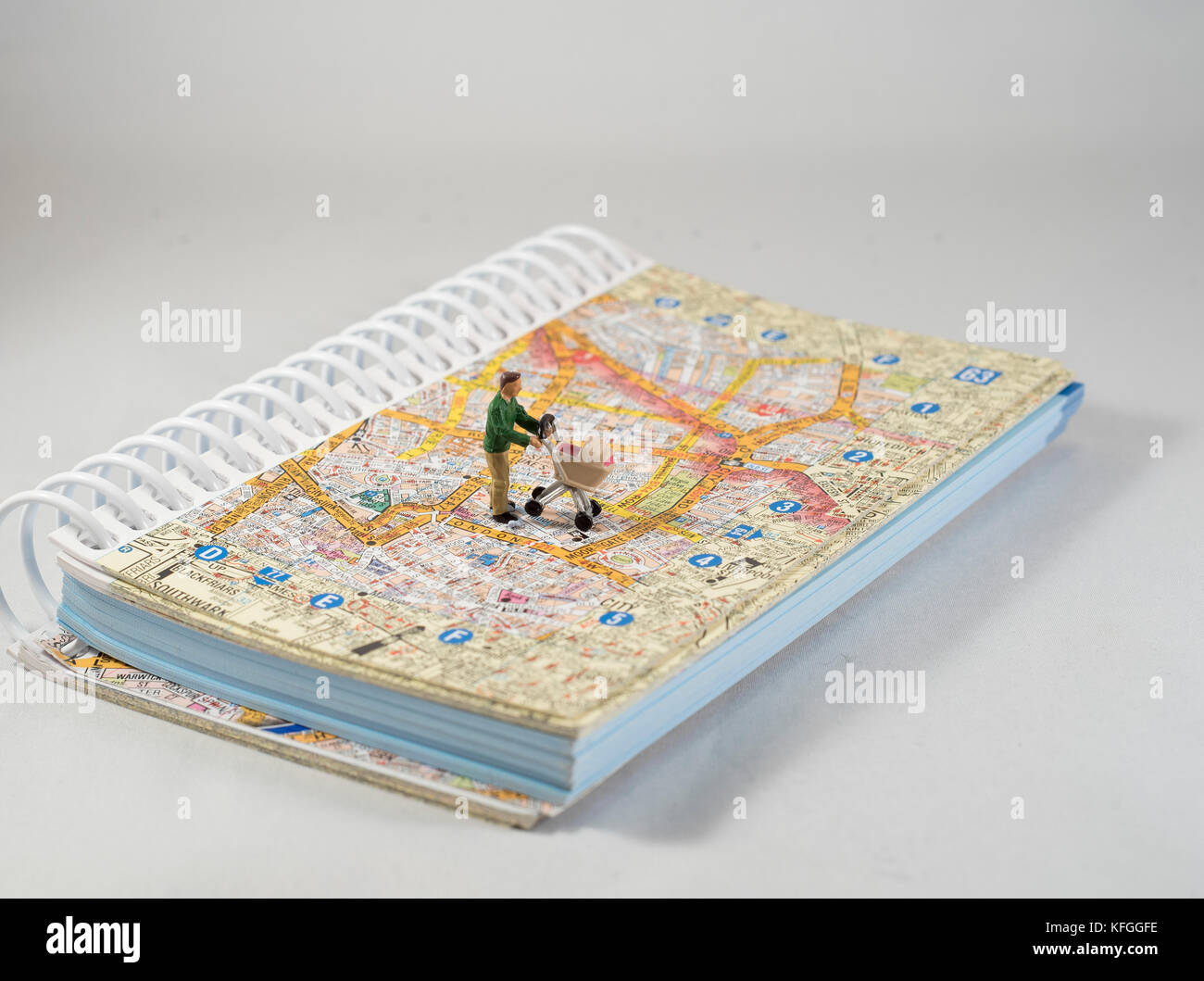 The world of Miniature people in different activities with life size ...