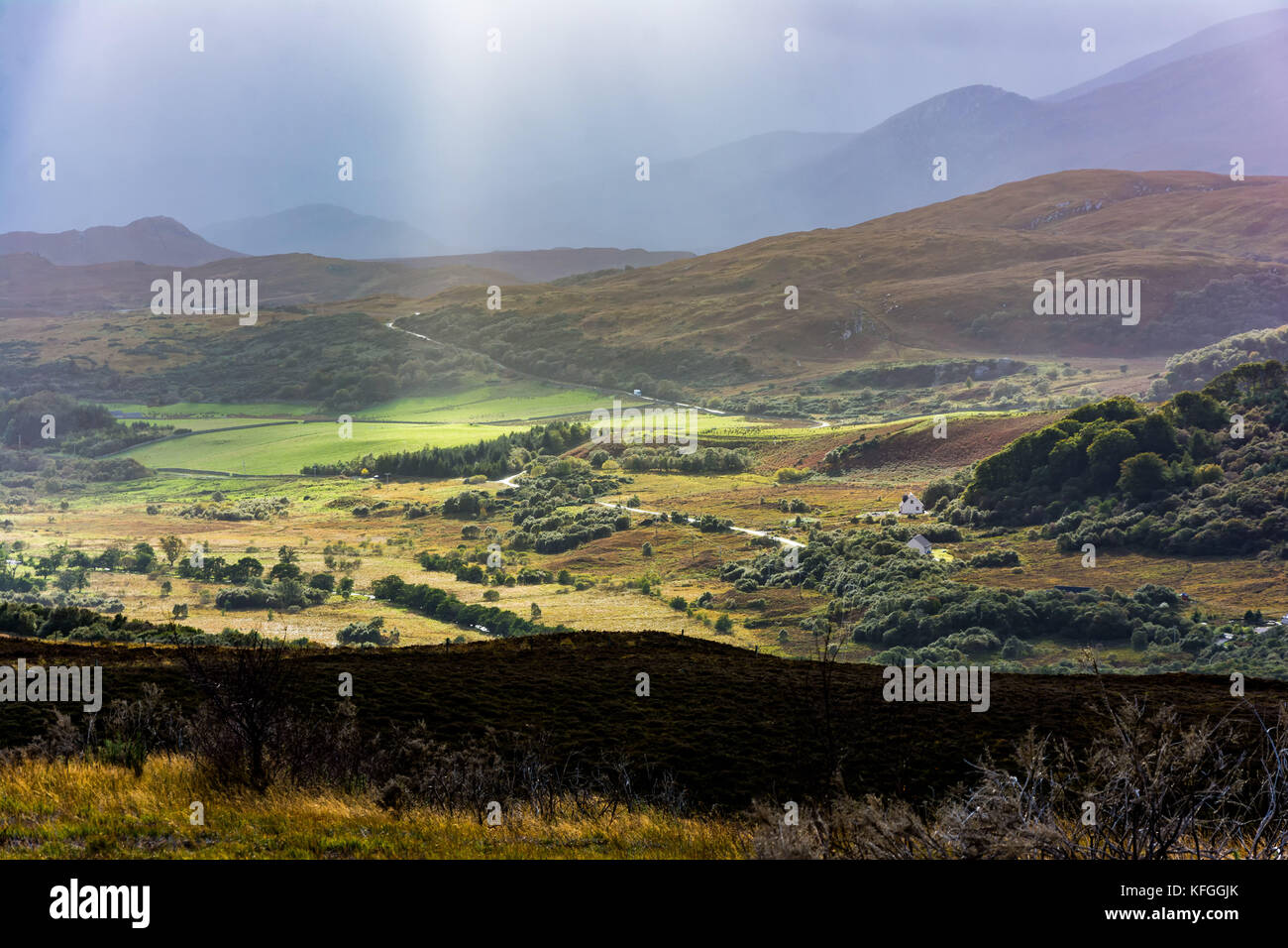Lettermore Landscape, Ben Loyal Stock Photo - Alamy