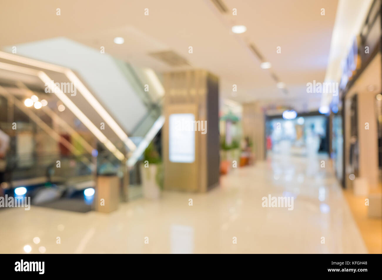 Blur scene inside the shopping malls Stock Photo - Alamy