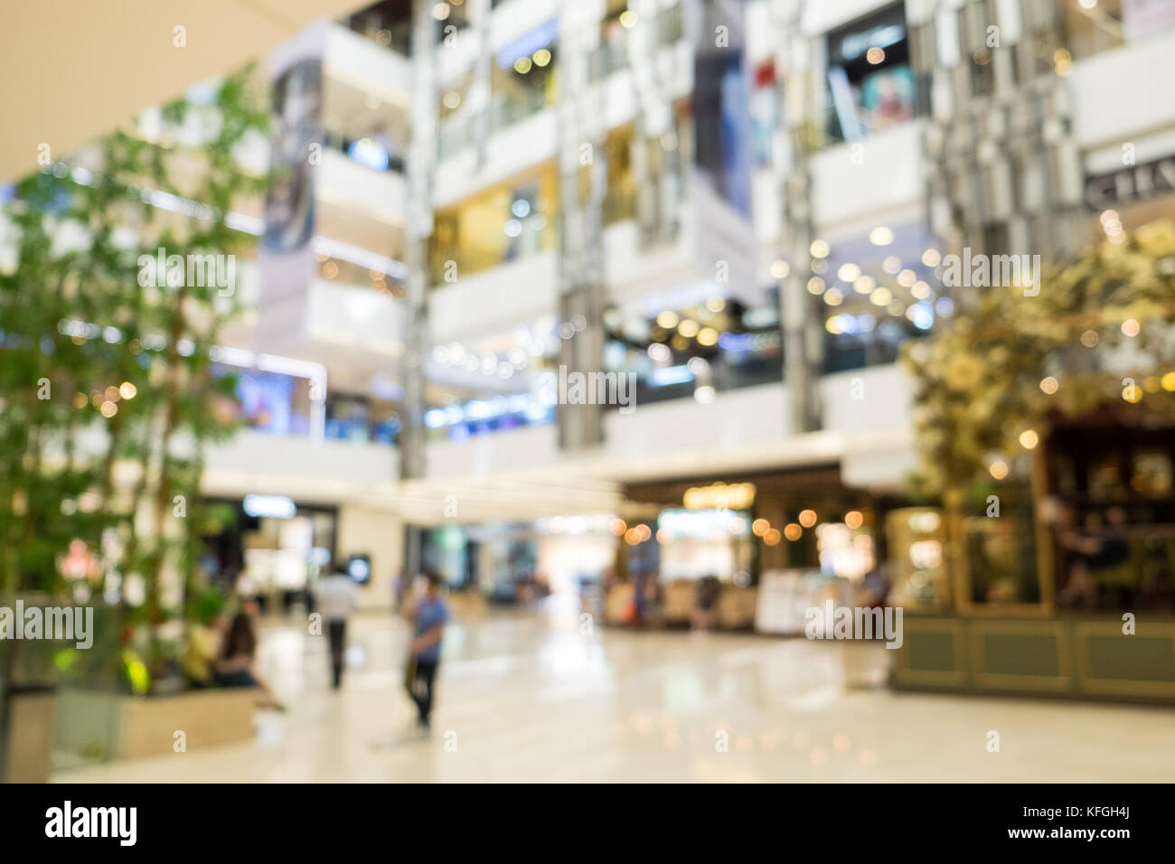 Blur scene inside the shopping malls Stock Photo - Alamy