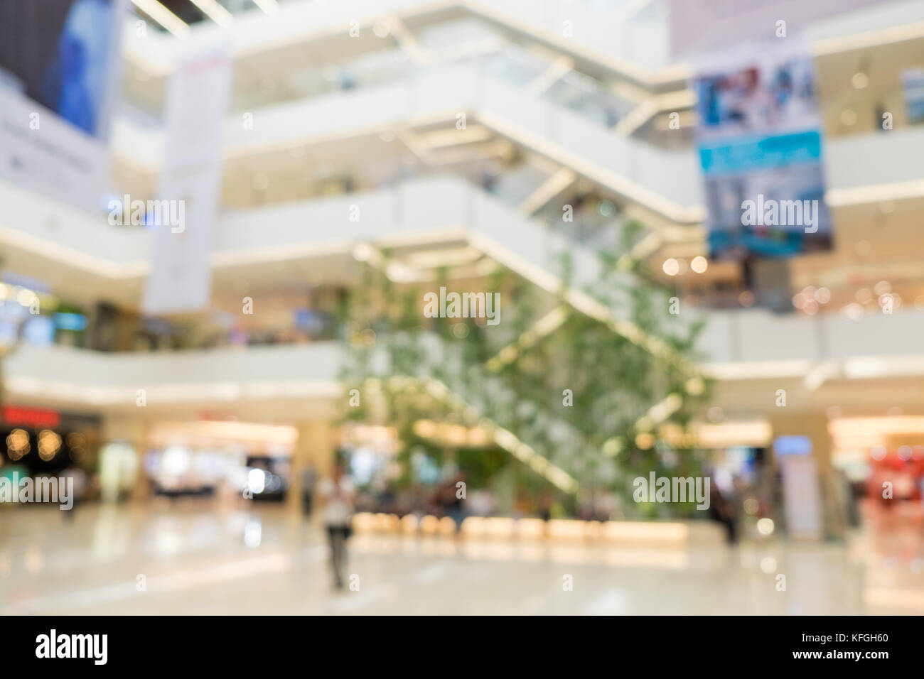 Blur scene inside the shopping mall Stock Photo - Alamy
