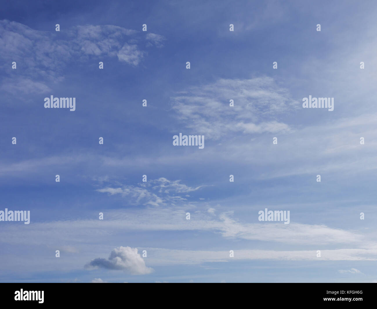 beautiful cloudy blue sky background Stock Photo - Alamy