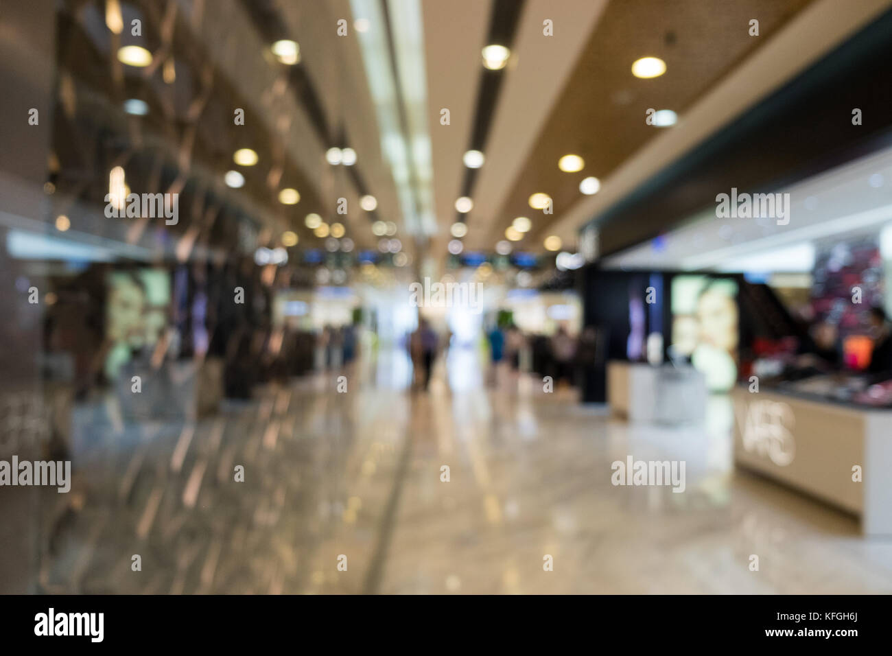 Blur scene inside the shopping mall Stock Photo - Alamy