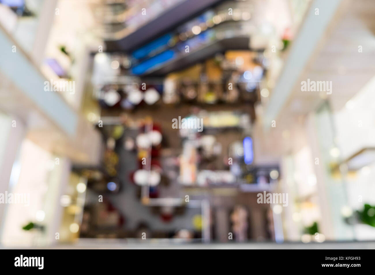 Blur scene inside the shopping mall Stock Photo - Alamy