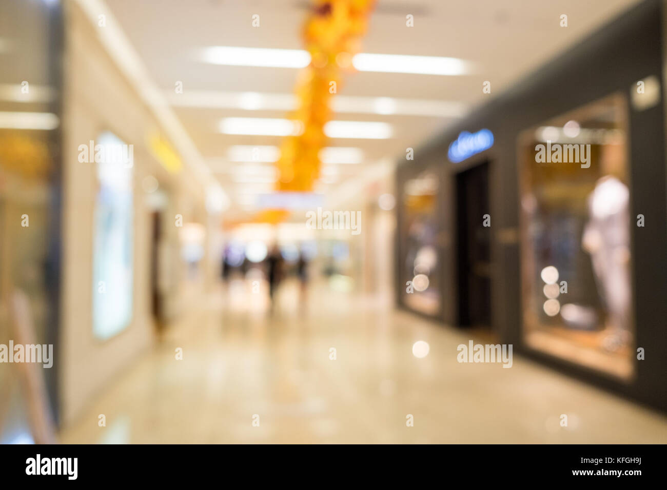 Blur scene inside the shopping mall Stock Photo - Alamy