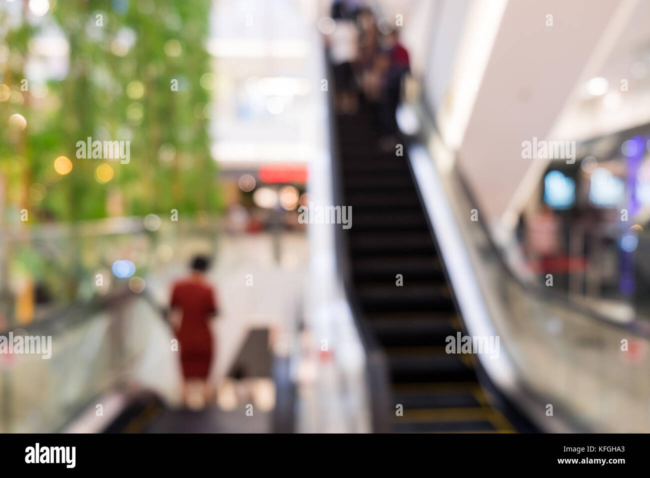 Blur scene inside the shopping mall Stock Photo - Alamy