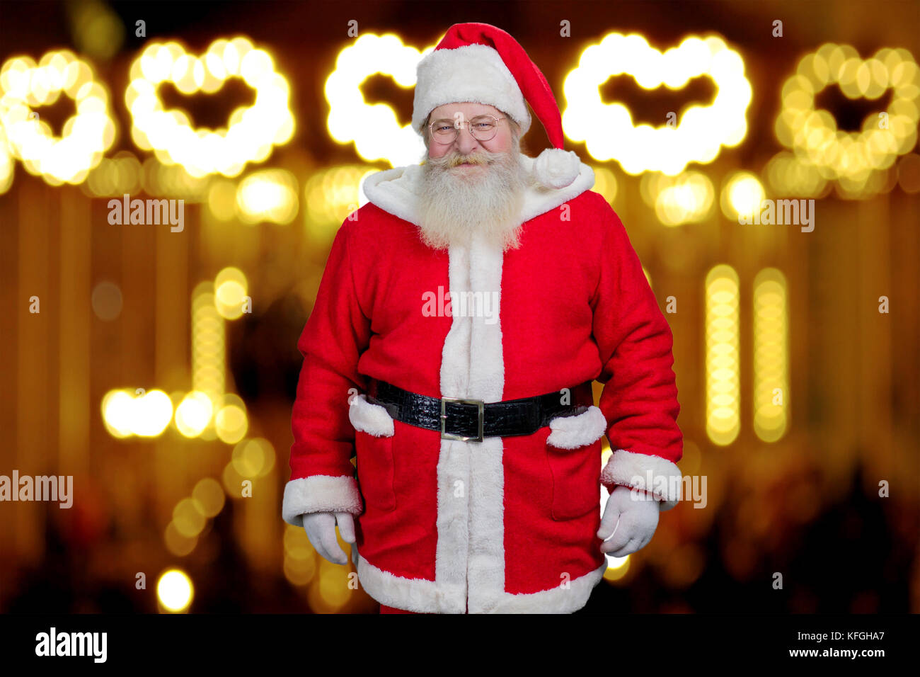 Realistic Santa Claus Background