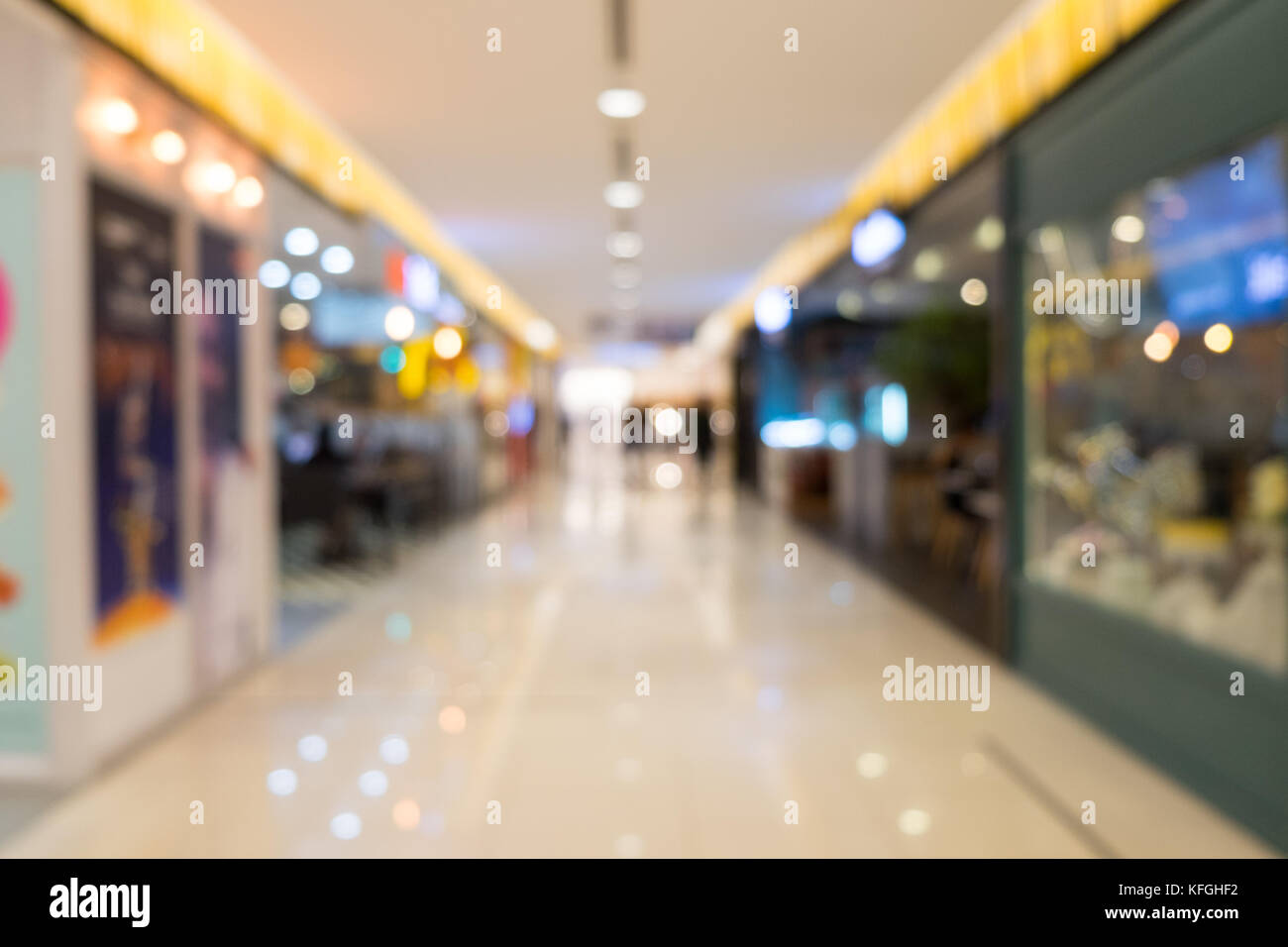 Blur scene inside the shopping mall Stock Photo - Alamy