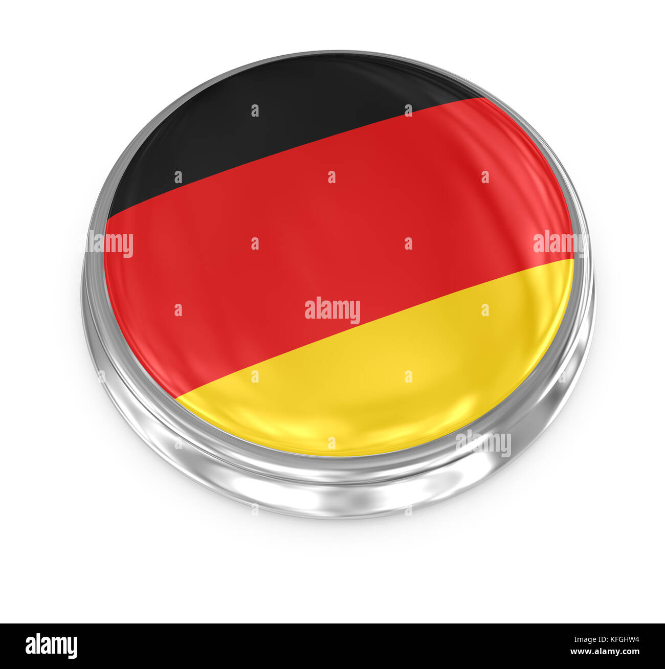Germany badge , computer generated image. 3d render Stock Photo - Alamy