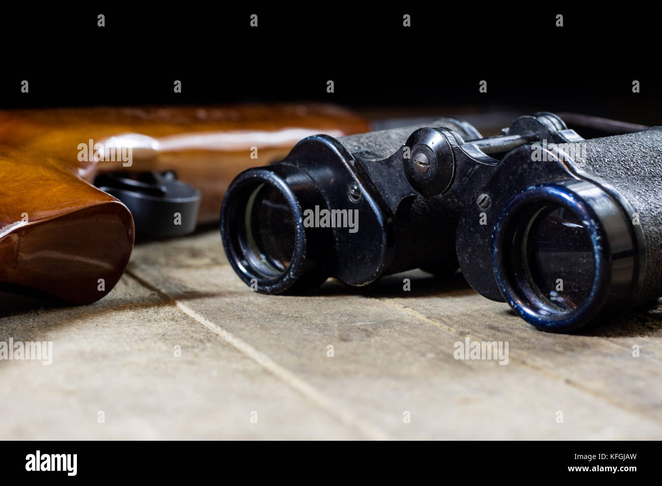 shooting, pneumatic weapon with shield and shotgun at the shooting ...