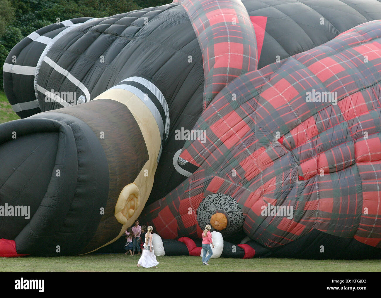 Bristol Balloon Fiesta, Ashton Court Estate, Bristol UK Stock Photo - Alamy