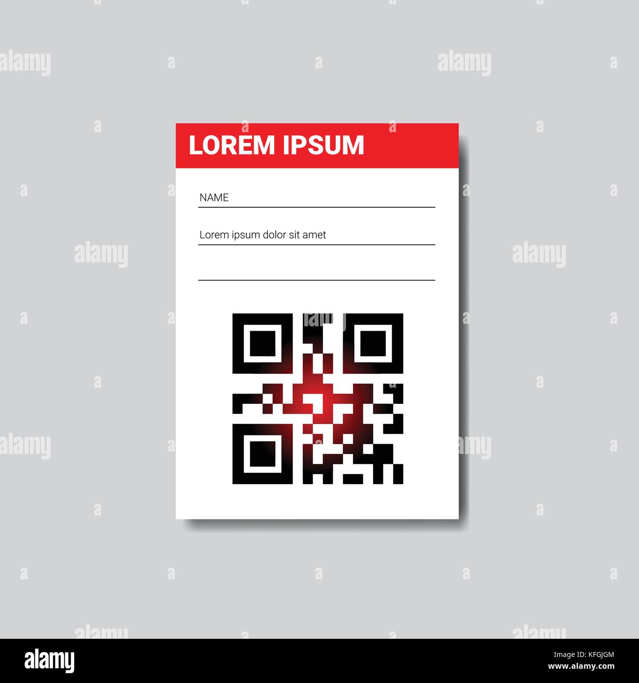 Qr code sticker Stock Vector Images - Alamy