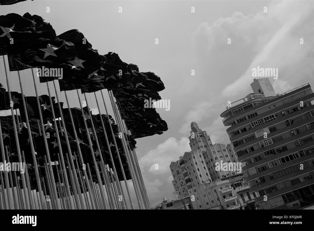 Black and white snapshots of La Havana, Cub Stock Photo - Alamy