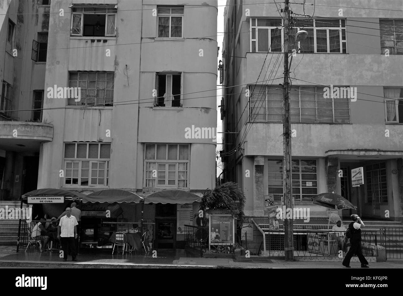 Black and white snapshots of La Havana, Cub Stock Photo - Alamy