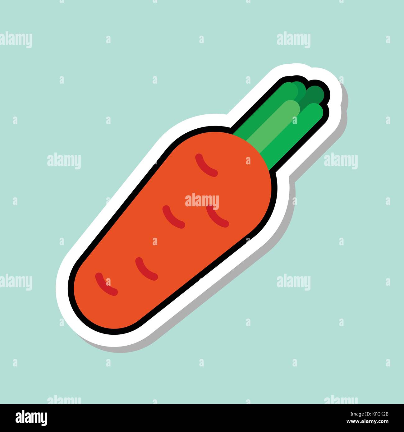 Carrot sticker hi-res stock photography and images - Alamy