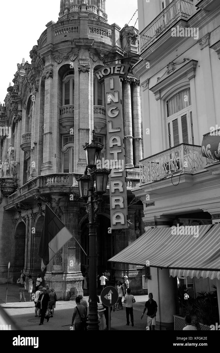 Black and white snapshots of La Havana, Cub Stock Photo - Alamy