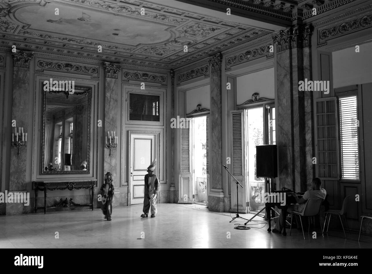 Black and white snapshots of La Havana, Cub Stock Photo - Alamy