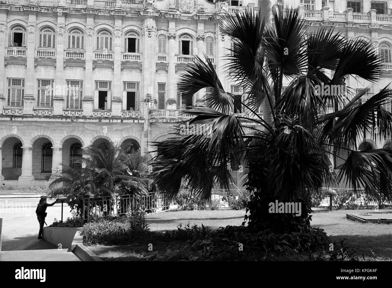 Black and white snapshots of La Havana, Cub Stock Photo - Alamy