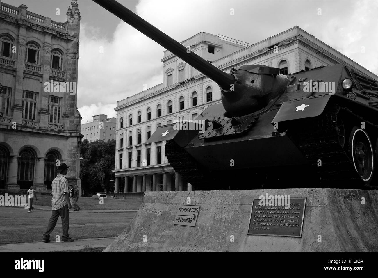 Black and white snapshots of La Havana, Cub Stock Photo - Alamy