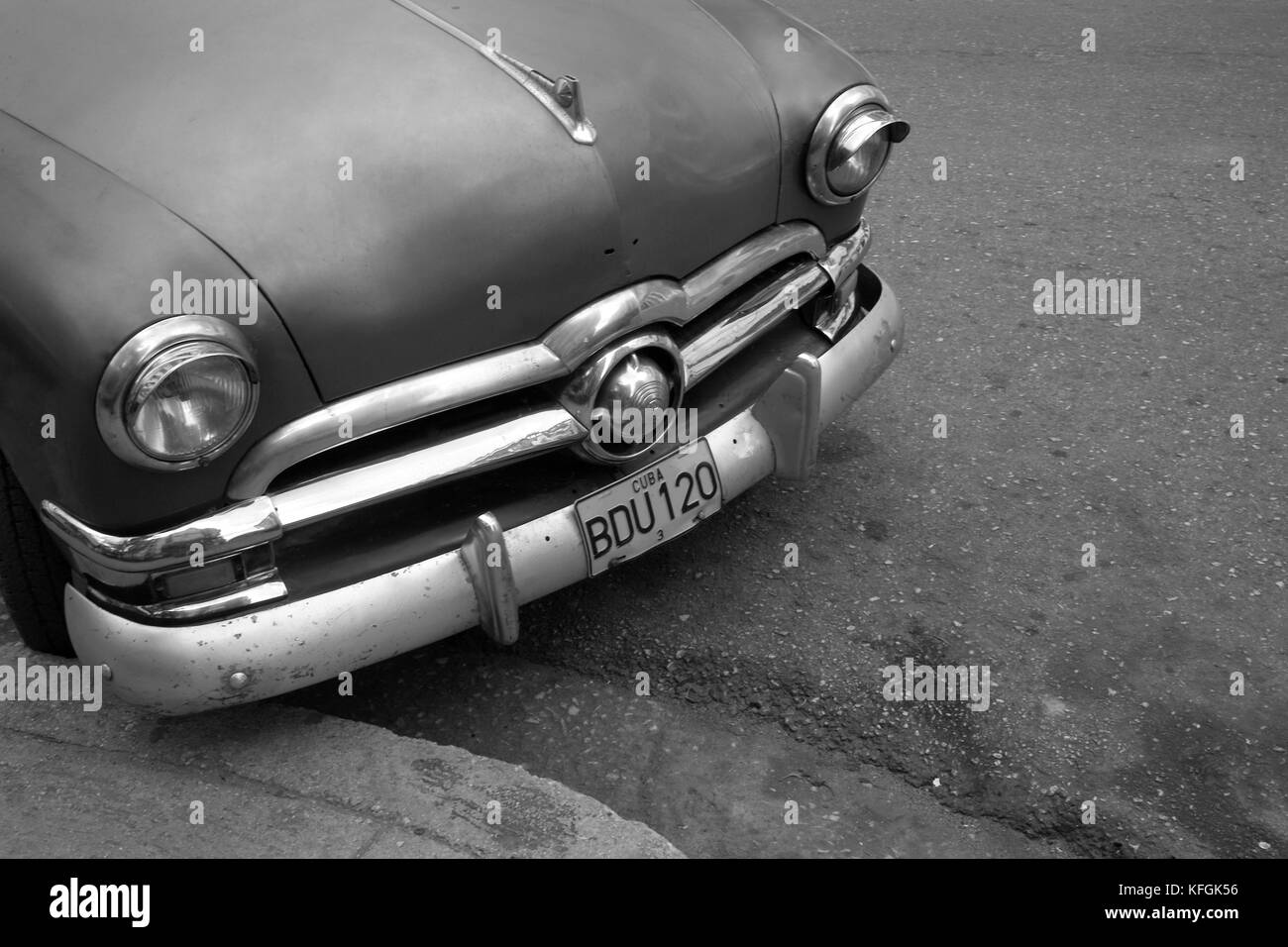 Black and white snapshots of La Havana, Cub Stock Photo - Alamy