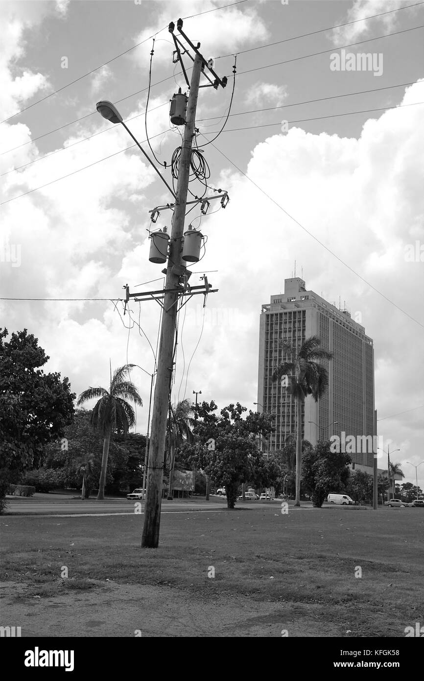Black and white snapshots of La Havana, Cub Stock Photo - Alamy