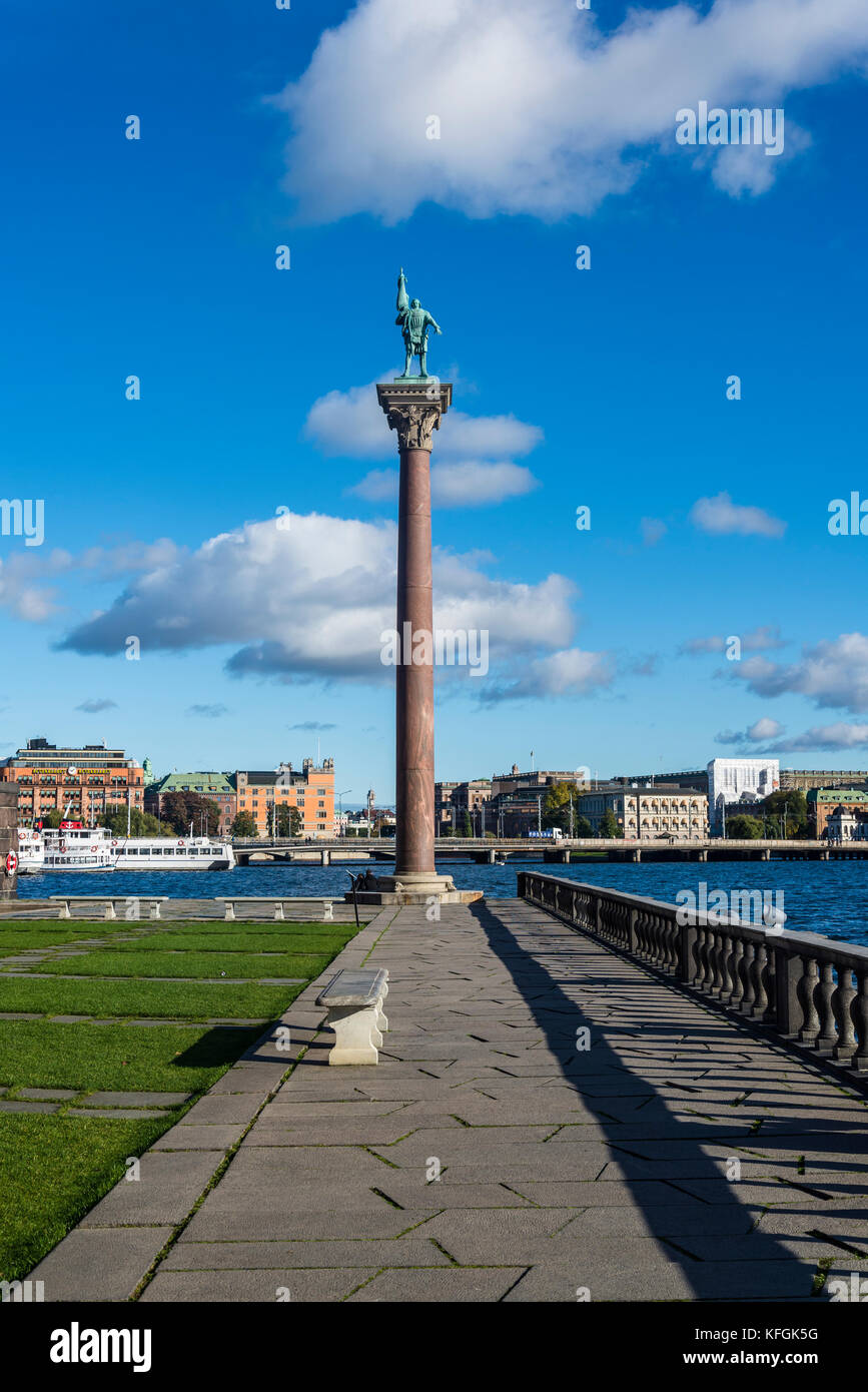 Statue of Engelbrekt Engelbrektsson in the City Hall Garden, Stockholm ...