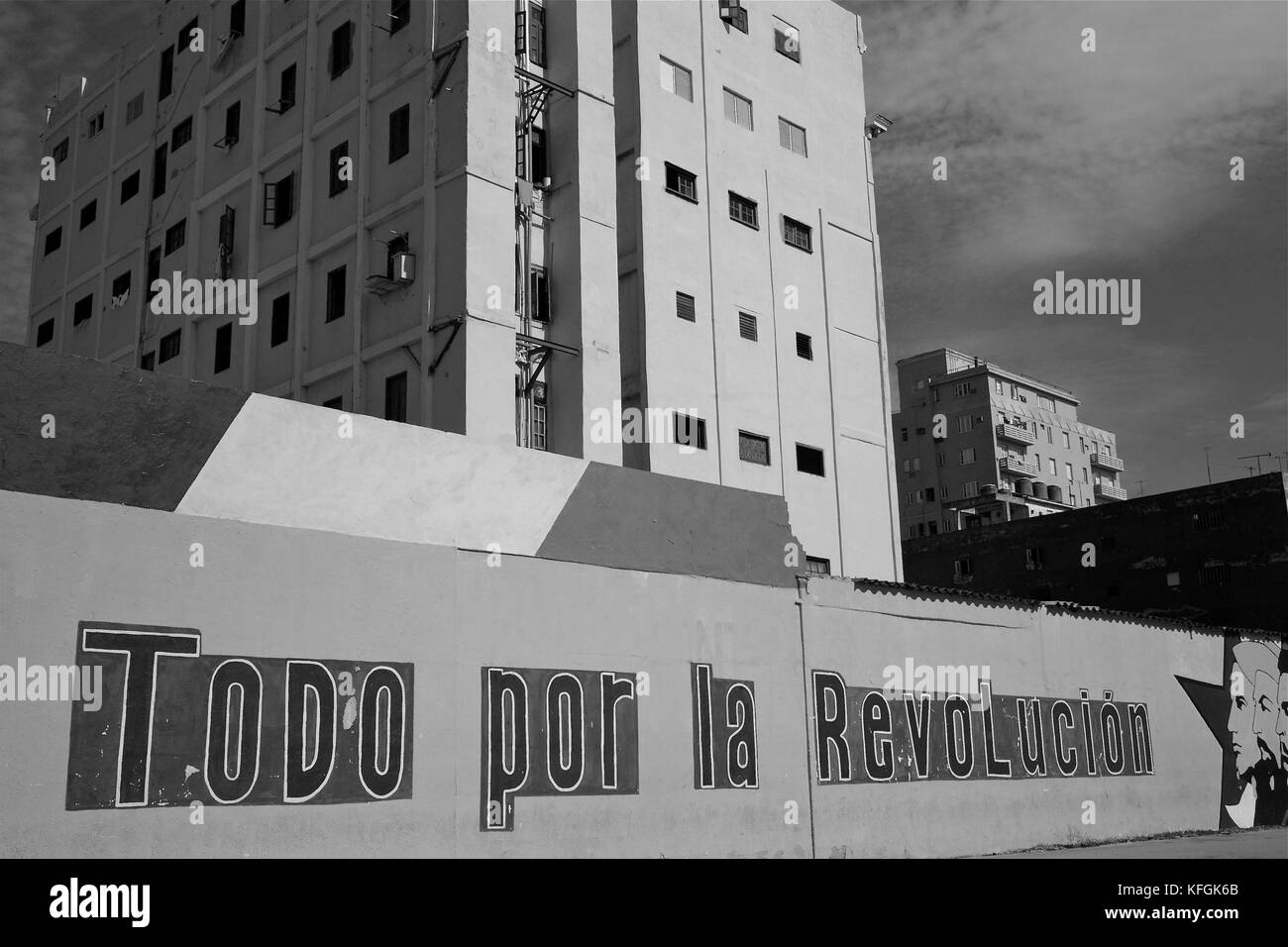 Black and white snapshots of La Havana, Cub Stock Photo - Alamy