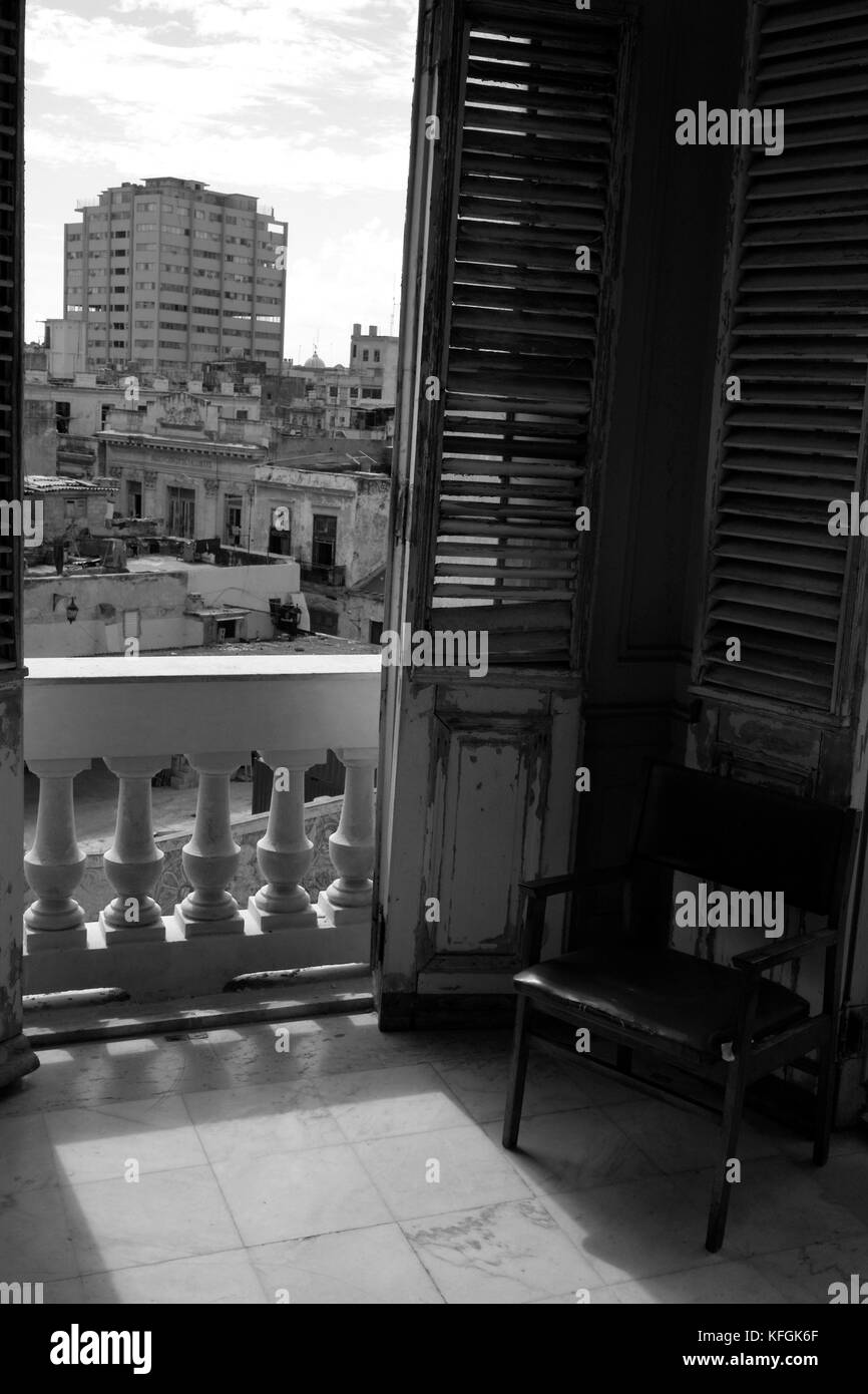 Black and white snapshots of La Havana, Cub Stock Photo - Alamy