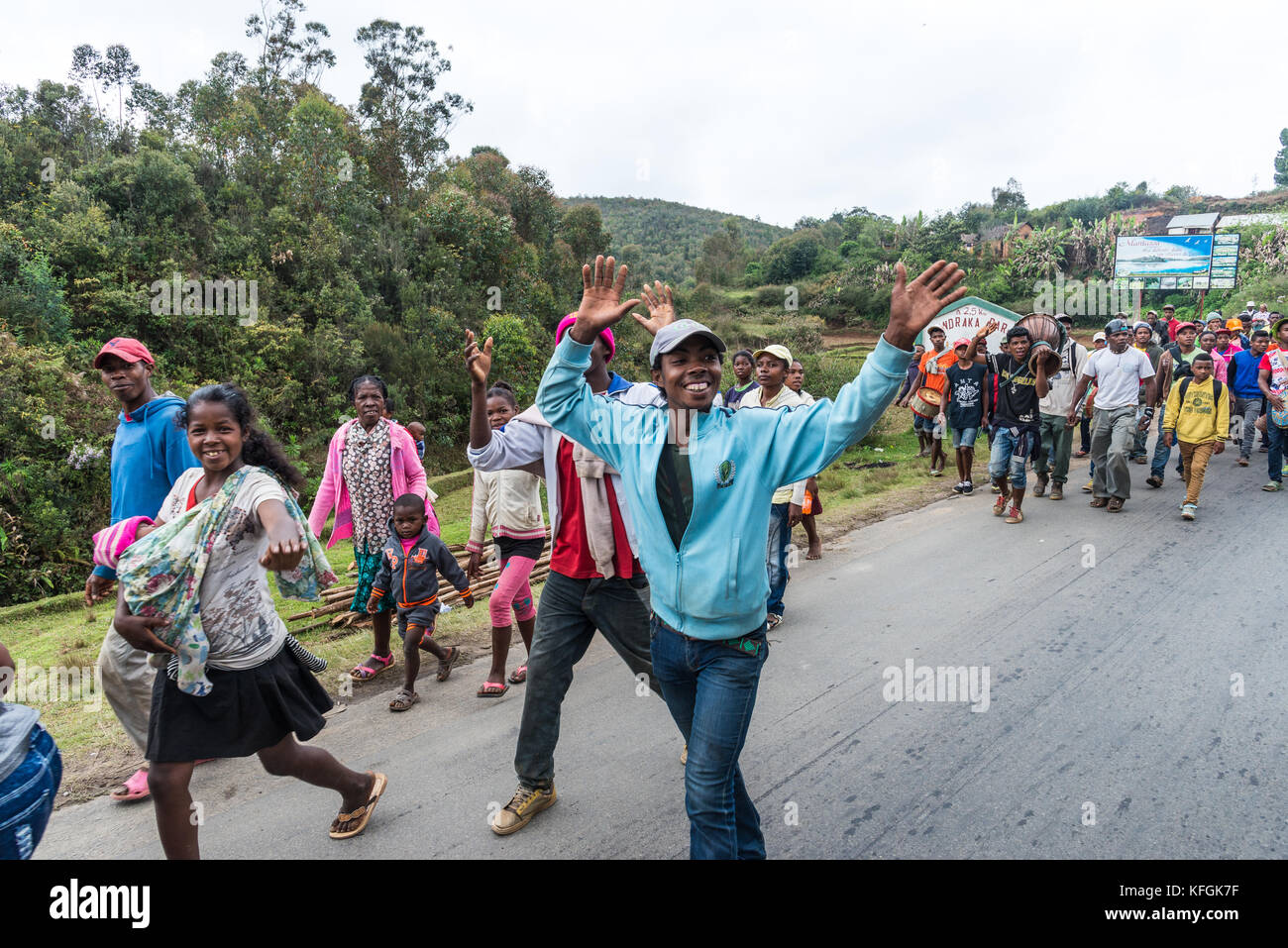 Famadihana ceremony, or Turning of the Bones, a Malagasy tradition of ...