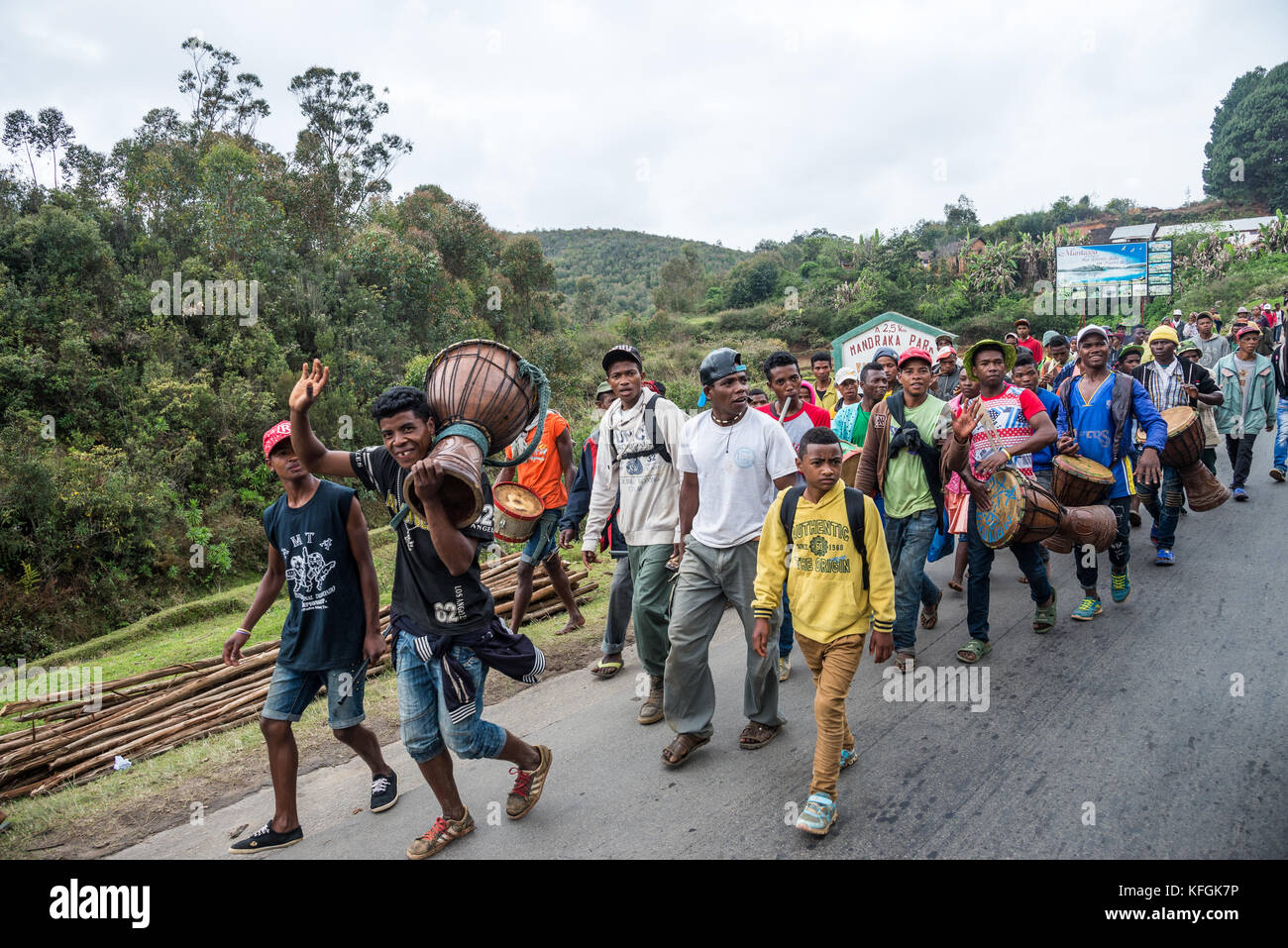 Famadihana ceremony, or Turning of the Bones, a Malagasy tradition of ...