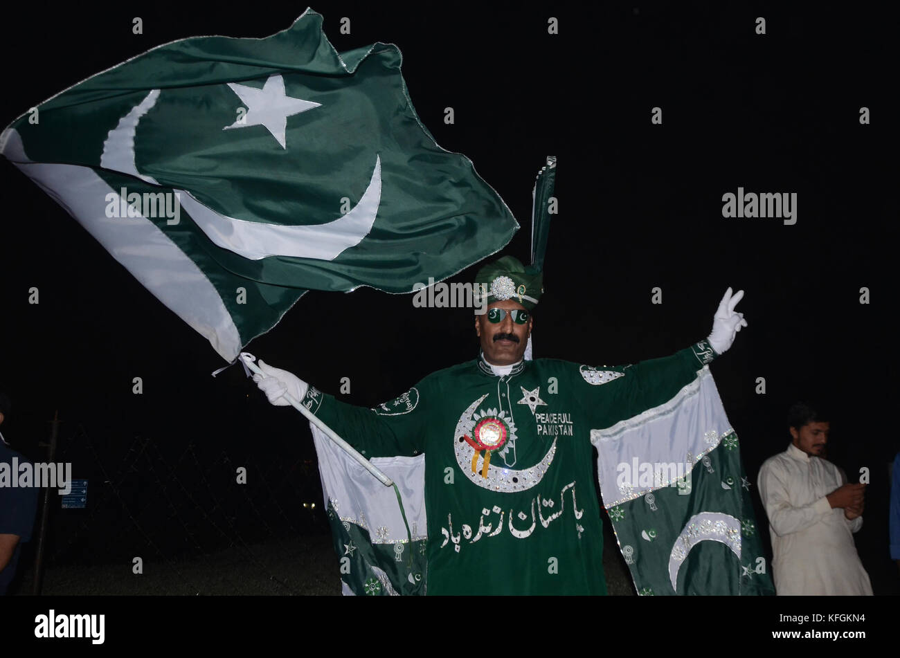 Lahore, Pakistan. 29th Oct, 2017. Welcome banners for the Sri Lanka ...