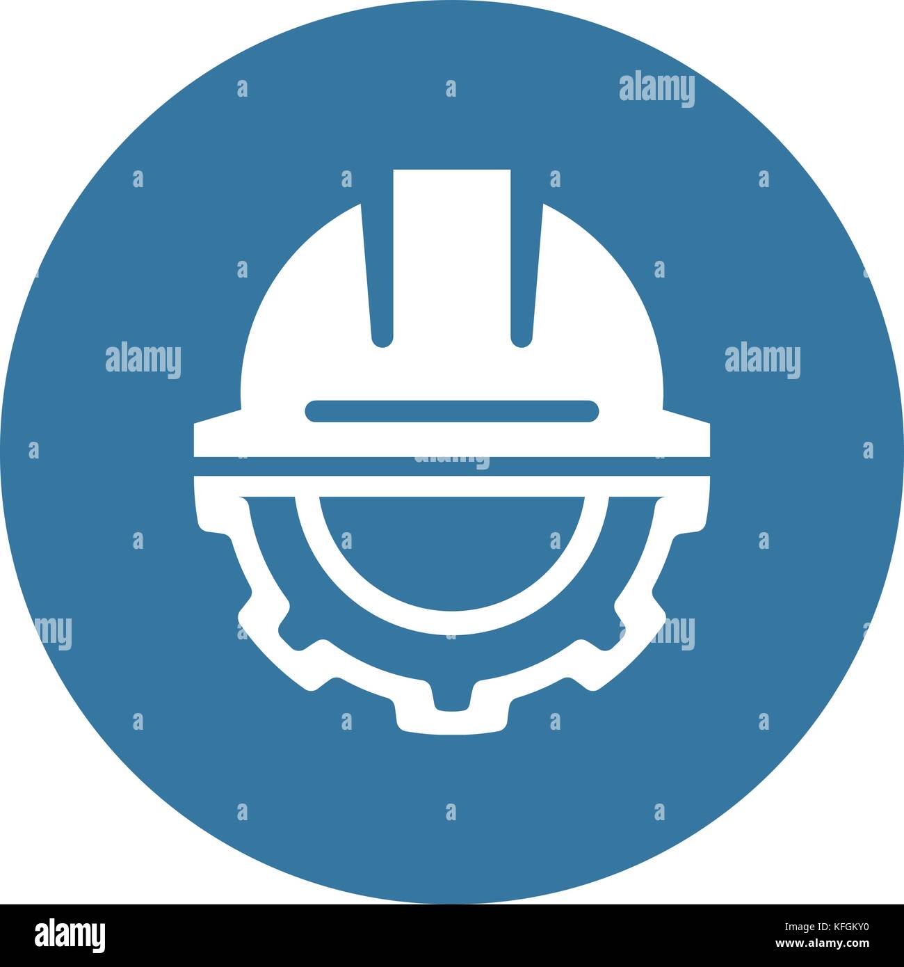 Hardhat pictogram Stock Vector Images - Alamy