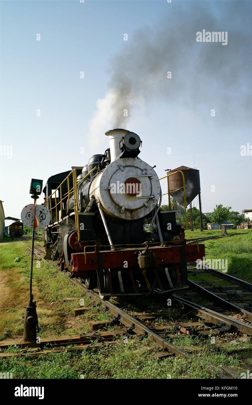 Trinidad Cuba Cuban Steam Train Train High Resolution Stock Photography ...