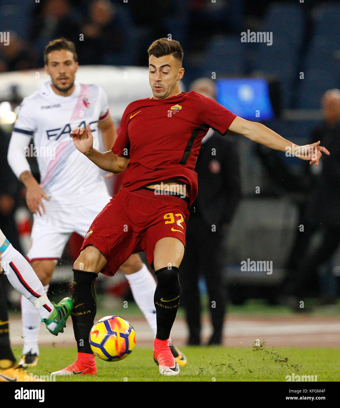 Roma s Stephan El Shaarawy in action during the Serie A soccer match ...