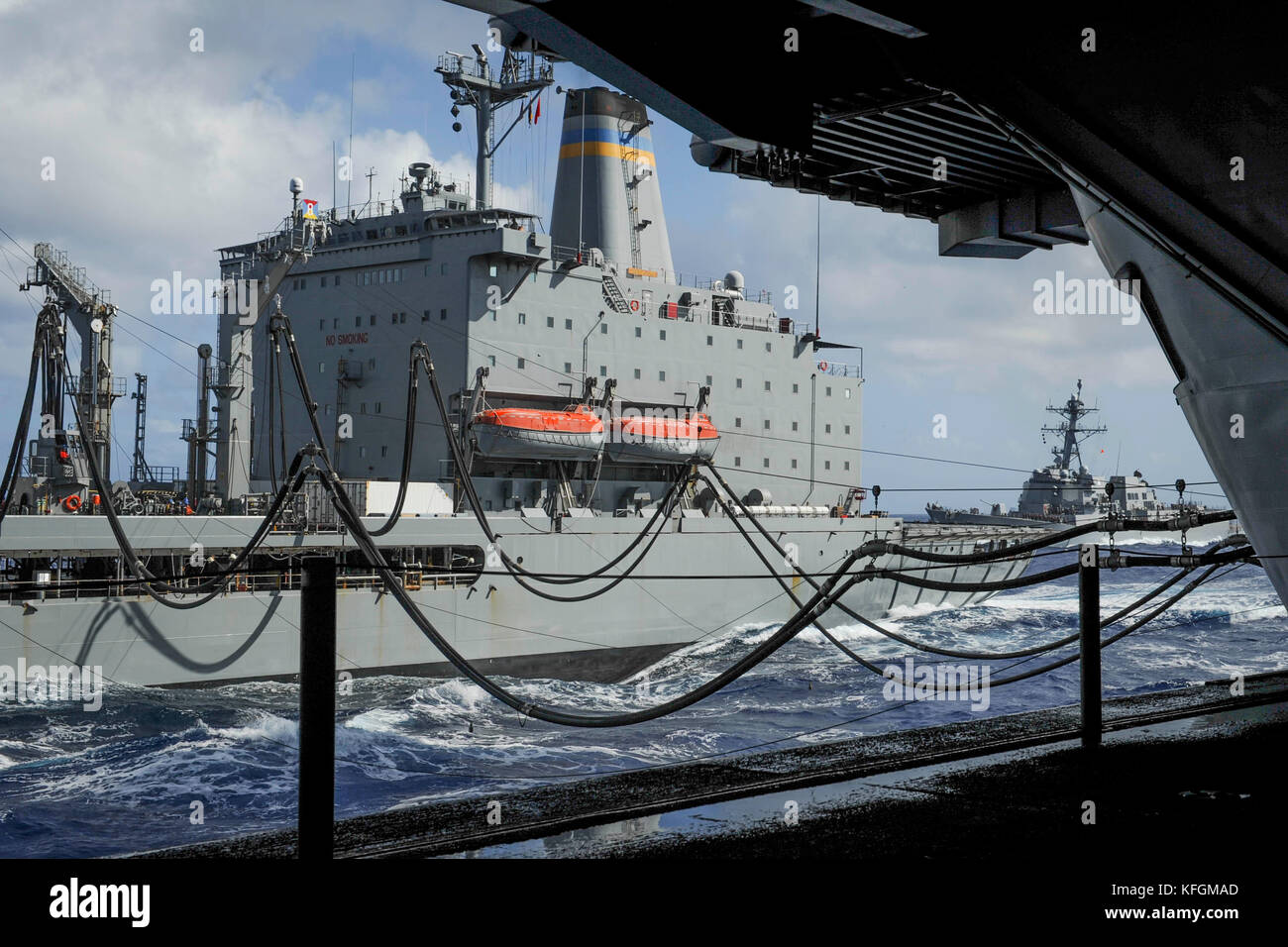 The fleet replenishment oiler Stock Photo - Alamy