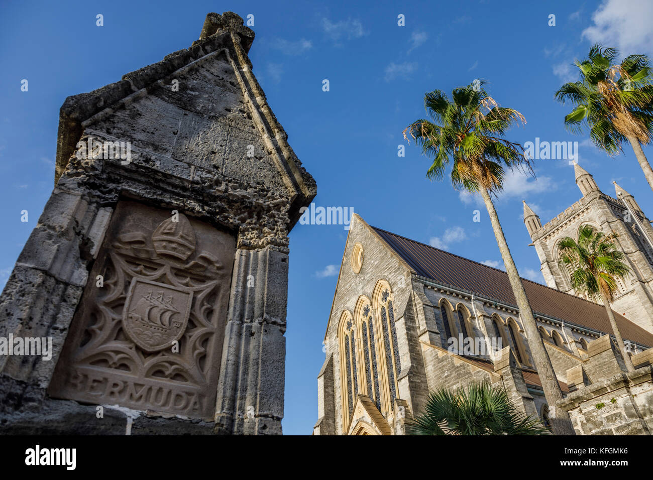 Cathedral of the Most Holy Trinity, Hamilton, Bermuda Stock Photo - Alamy