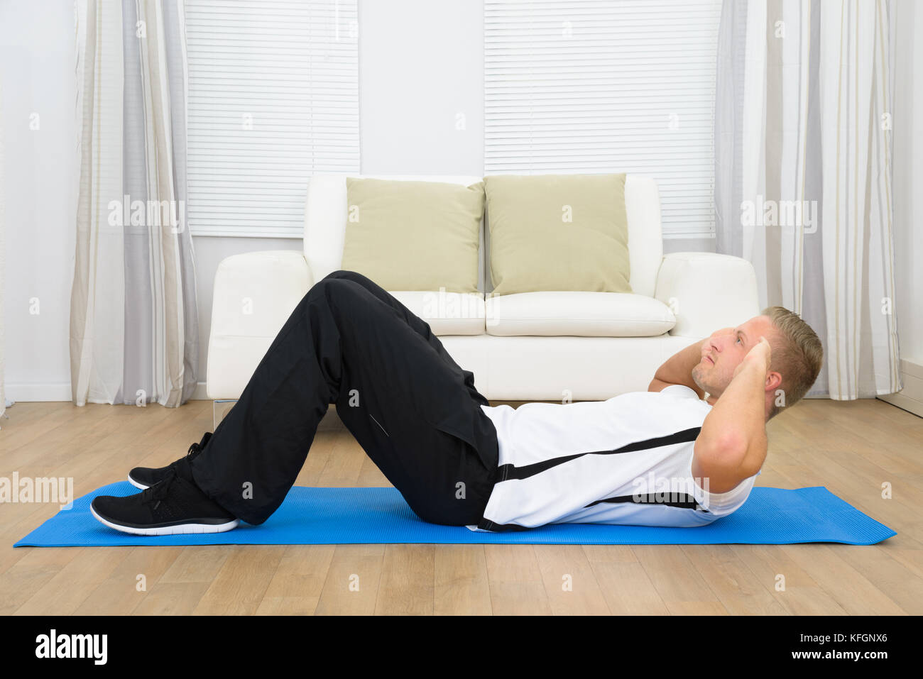 Man builder home interior hi-res stock photography and images - Alamy